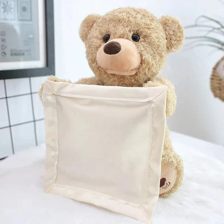 Peek A Boo Teddy Plush Toy for Baby Playtime – Obsetic