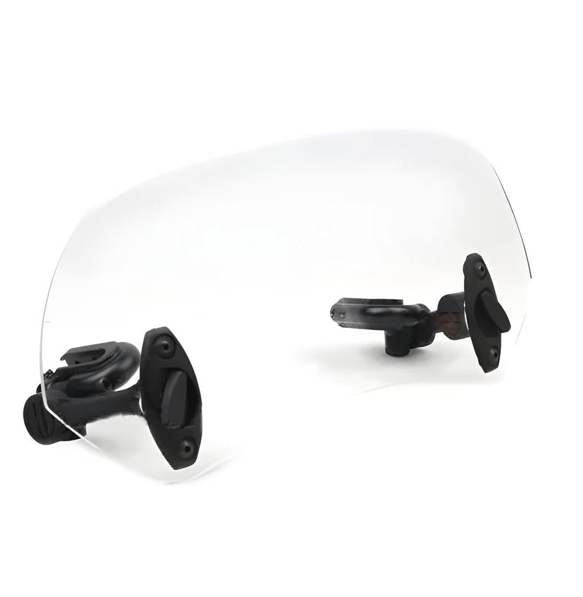 Adjustable Motorcycle Windshield Extension with Clamp Mount – Obsetic