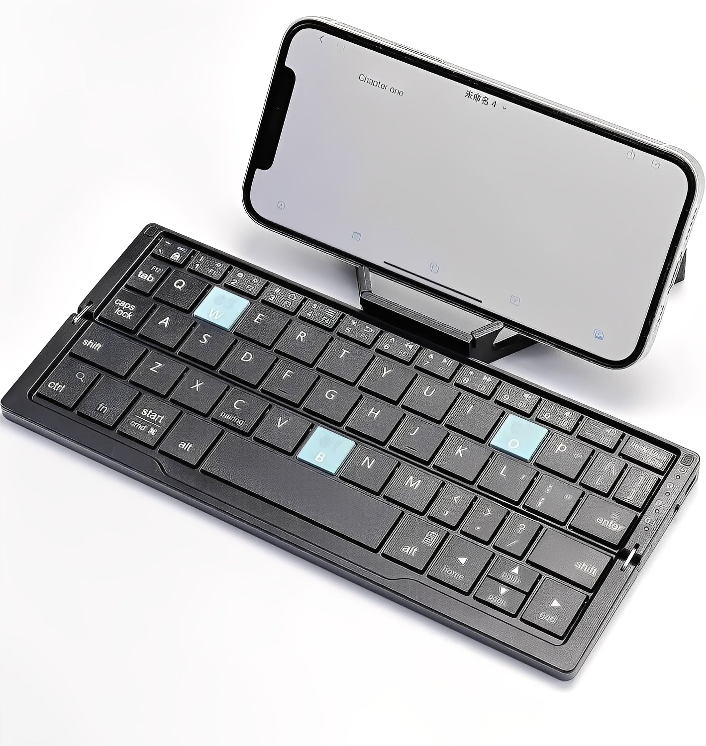 Portable Wireless Foldable Bluetooth Keyboard with Magnetic Stand – Obsetic